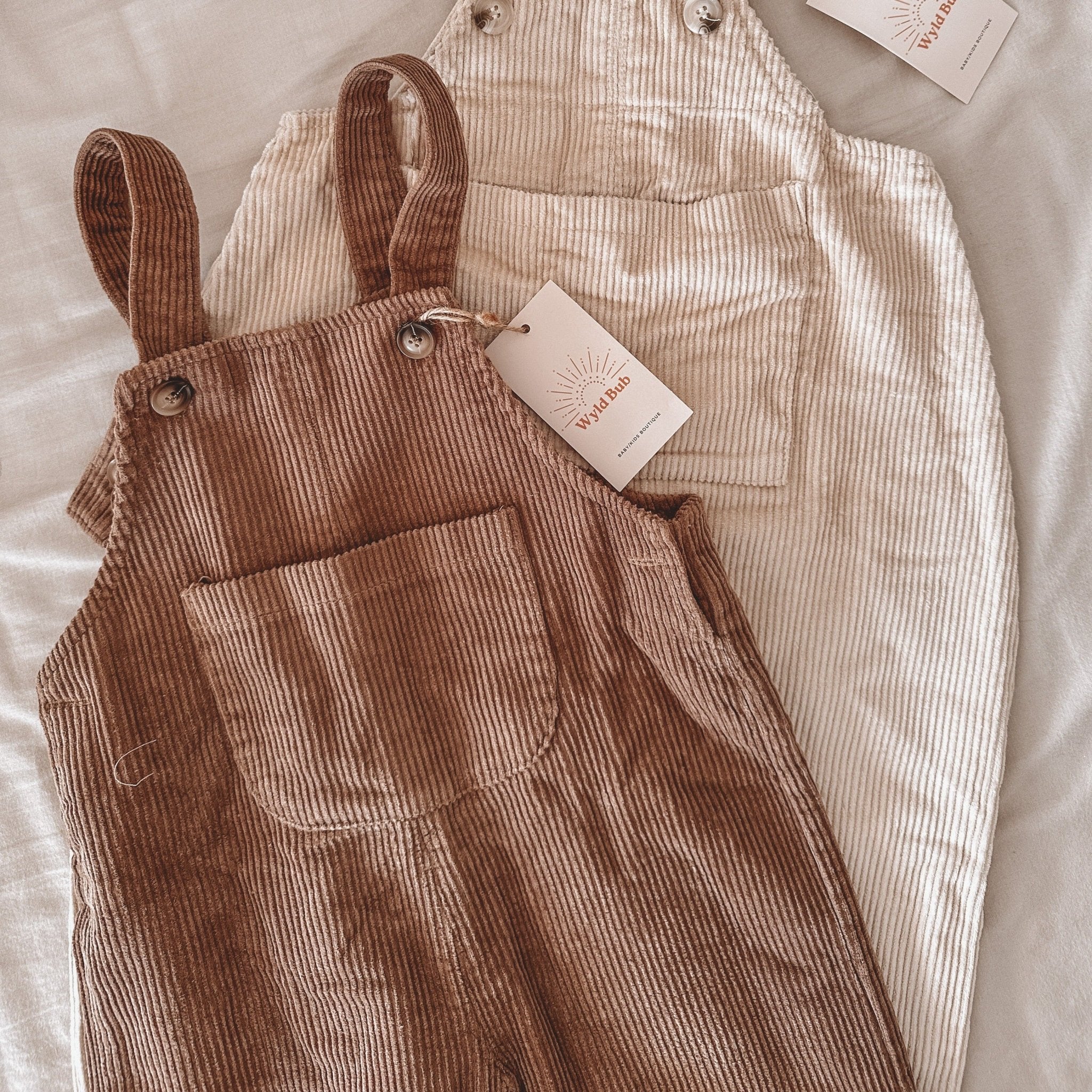 Cord Overalls | Newborn and Toddler Corduroy Overalls | Wyld Bub